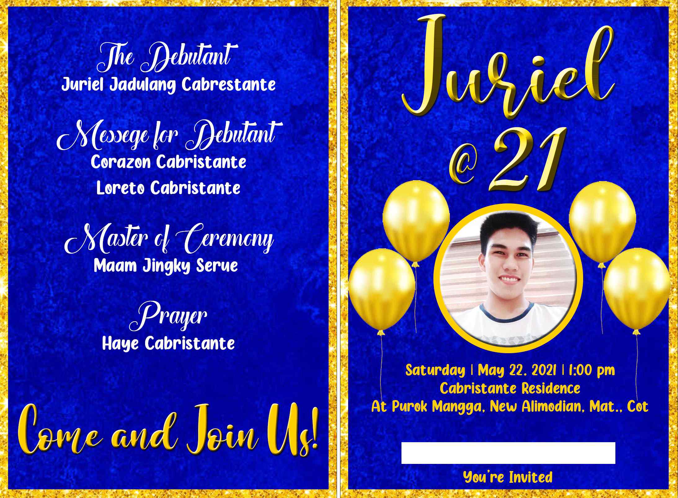 Free 21st Birthday Invitation Templates