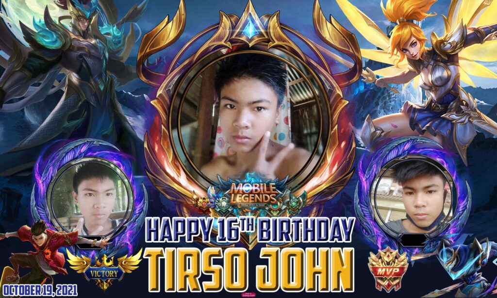 Mobile Legends Tarpaulin Layout – Birthday | JTarp Design