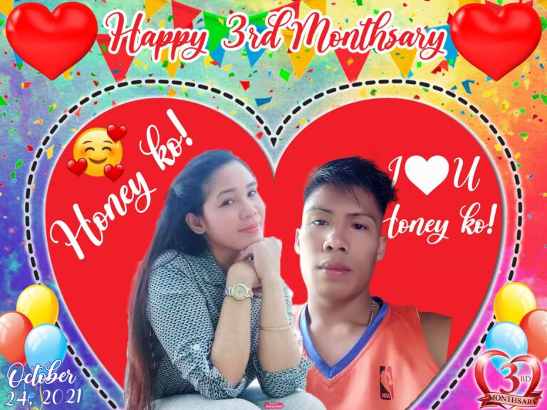 Monthsary Tarpaulin Design – Anniversary | JTarp Design