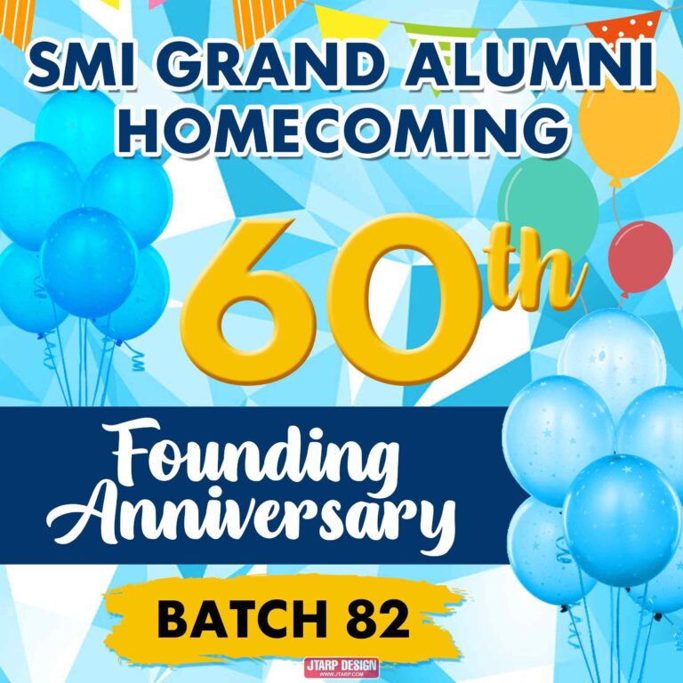 SMI GRAND ALUMNI HOMECOMING Tarp Design – Welcome Home | JTarp Design