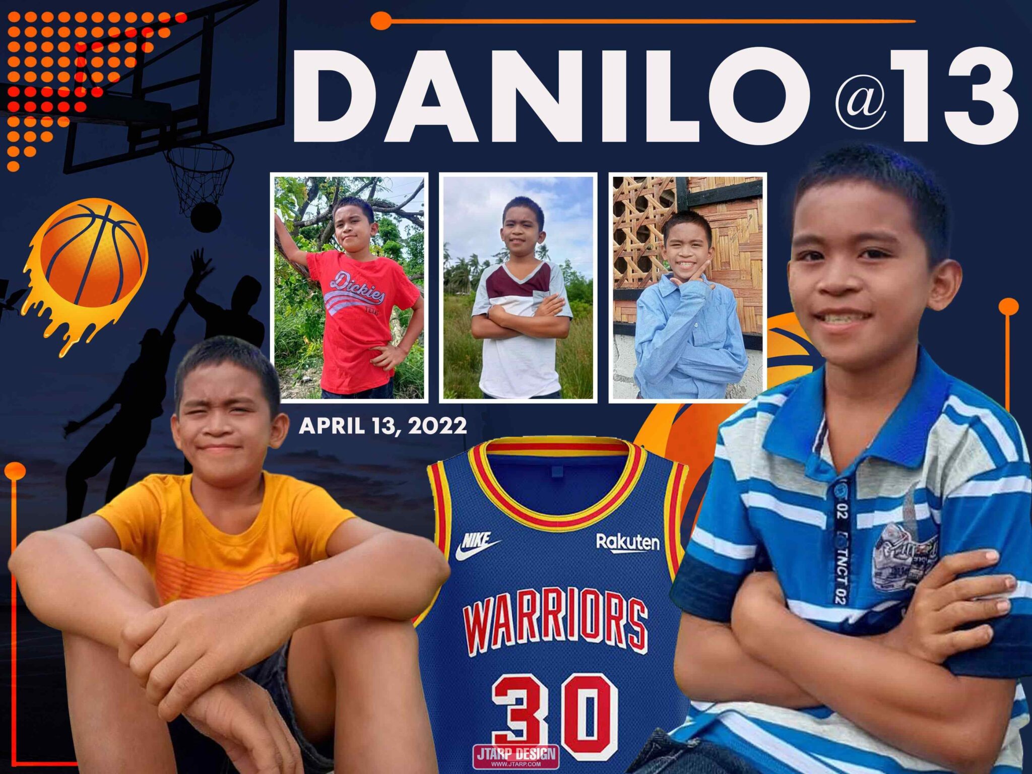 Basketball Theme Blue Tarpaulin Design – Tarpaulin | JTarp Design