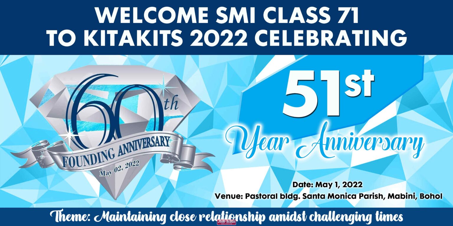 Light Blue Theme Anniversary Tarpaulin Layout and Design – Anniversary ...