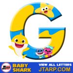 Baby Shark Printable Letters and Numbers - Free Download – Printable ...