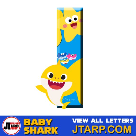 Baby Shark Printable Letters and Numbers - Free Download – Printable ...