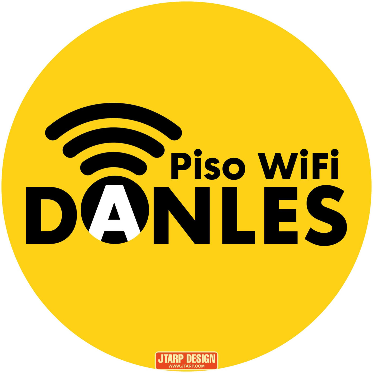 Marketing Materials: Piso Wifi Tarpaulin and Logo – Business | JTarp Design