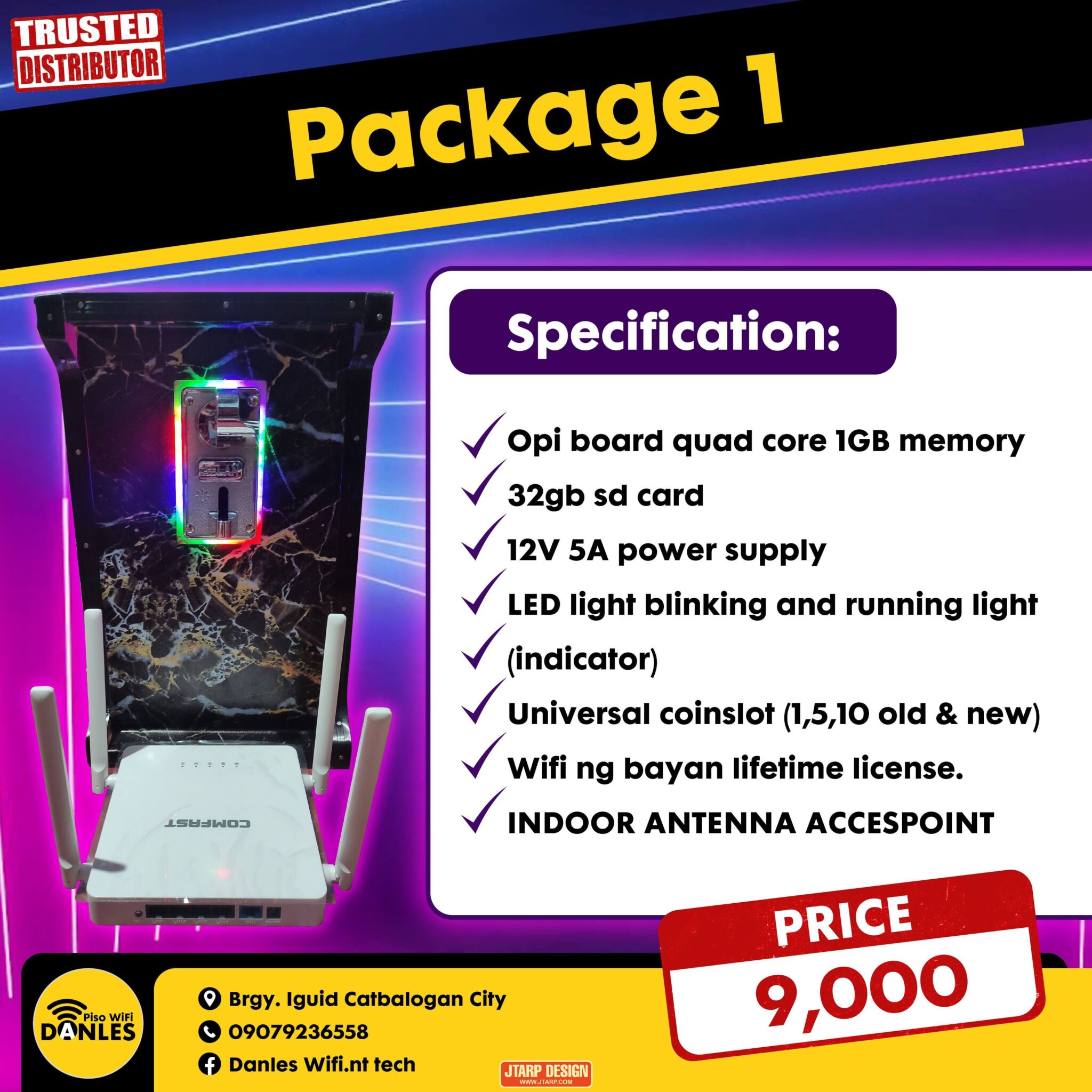 Marketing Materials: Piso Wifi Tarpaulin and Logo – Business | JTarp Design