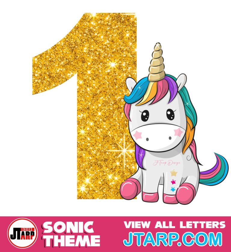 Cute Unicorn Printable Numbers 0 to 9 Free Design – Printable | JTarp ...