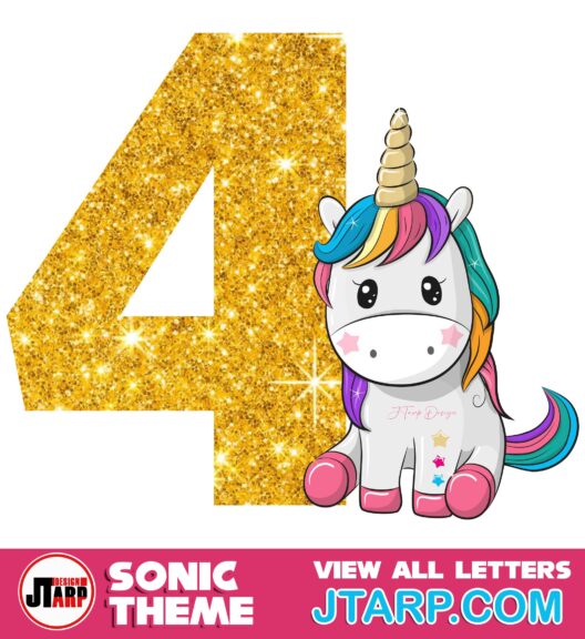 Cute Unicorn Printable Numbers 0 to 9 Free Design – Printable | JTarp ...