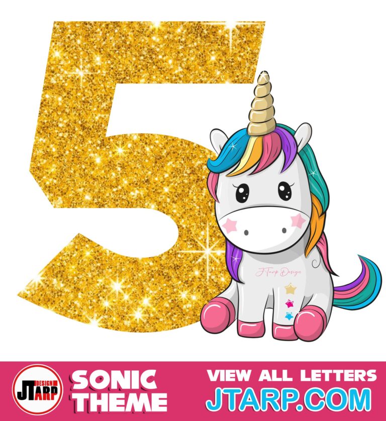 Cute Unicorn Printable Numbers 0 to 9 Free Design – Printable | JTarp ...