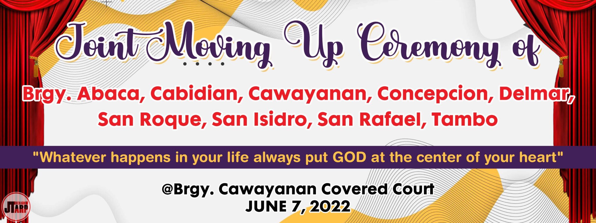 Joint Moving Up Ceremony – Events Layout | JTarp Design