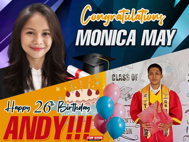 Congratulations and Happy Birthday Monica and Andy – Graduation | JTarp ...