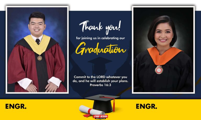 Graduation Celebration Tarpaulin Design – Graduation | JTarp Design