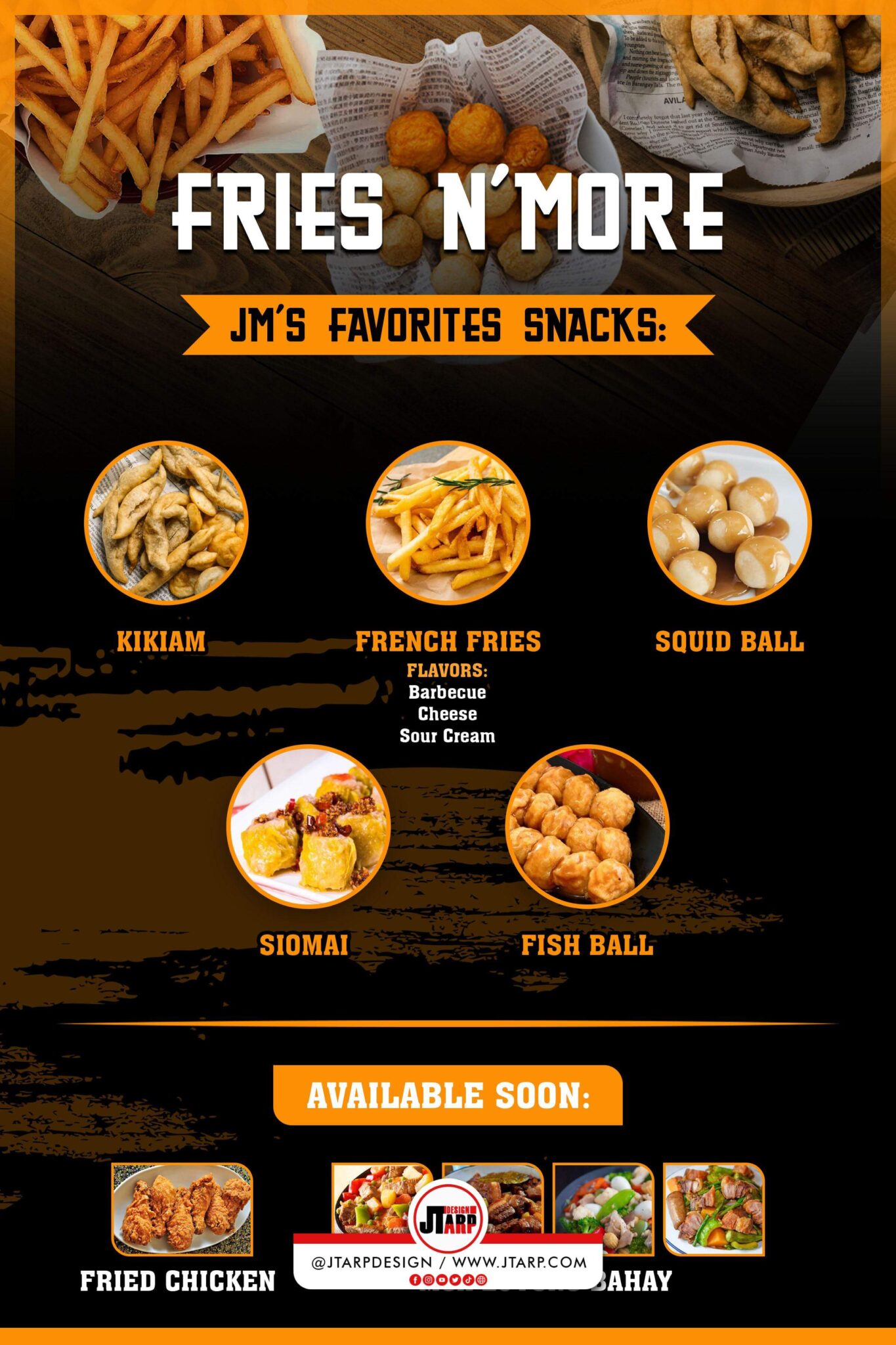 Advertising and Promotional Design Business Food Business Tarpaulin