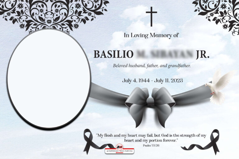 Death Tarp: In Loving Memory of Basilio Death – Tarpaulin | JTarp Design