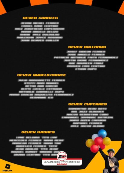 Jairus Matteo is Turning 7 Roblox Theme Invitation Design – Birthday ...