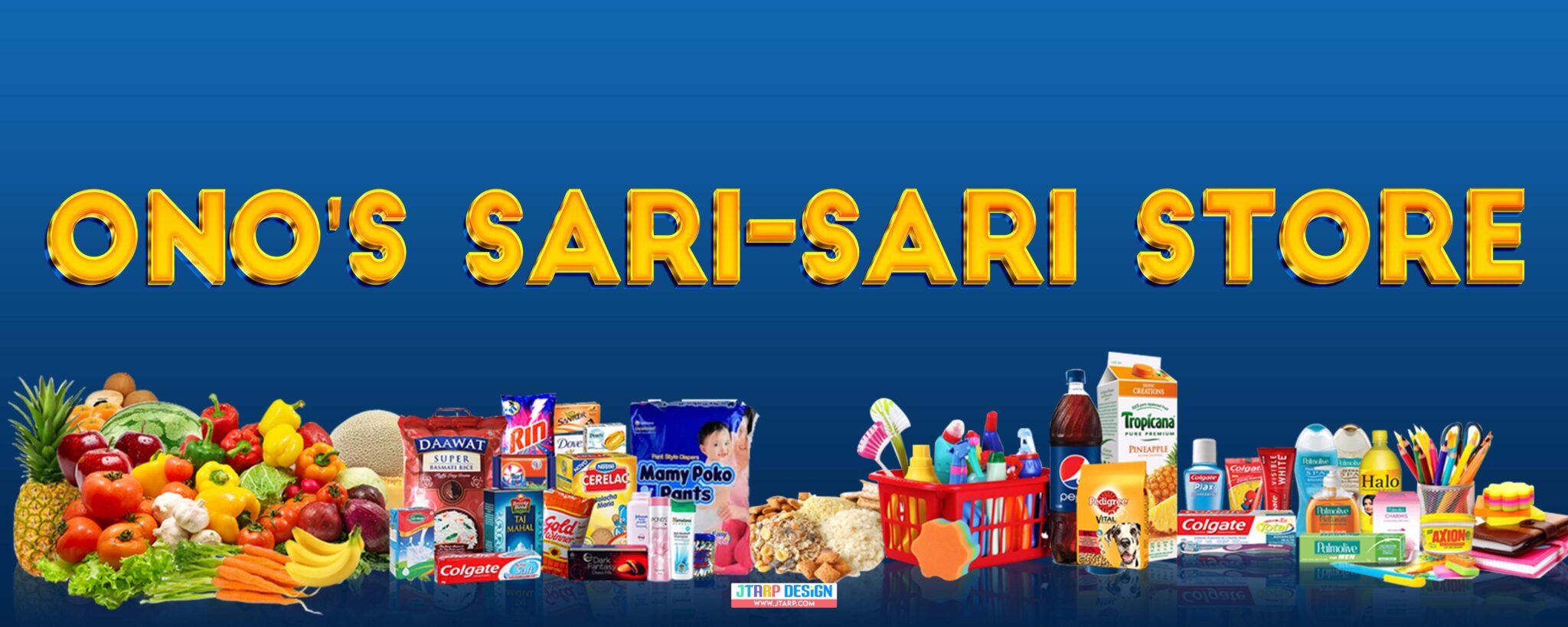 Ono's Sari-Sari Store Business Tarpaulin Design – Business | JTarp Design