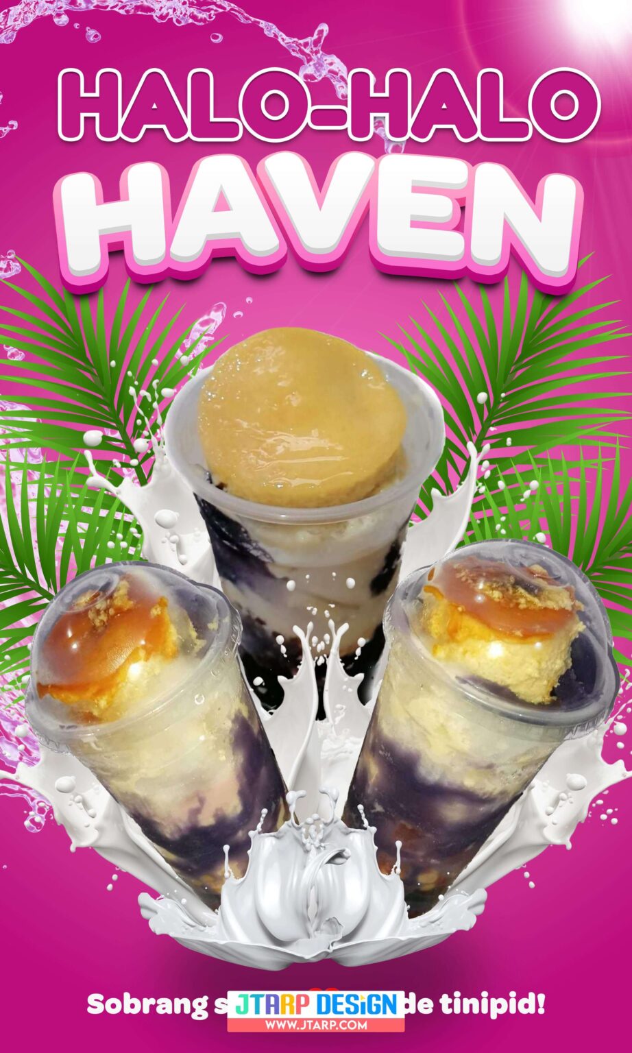 Halo-Halo Haven Business Tarpaulin Design Cantaloupe Theme – Business ...