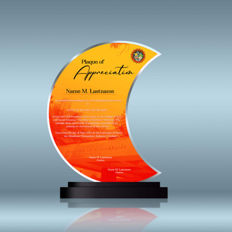 Crafting Gratitude: Designing the CEIT College Plaque of Appreciation ...