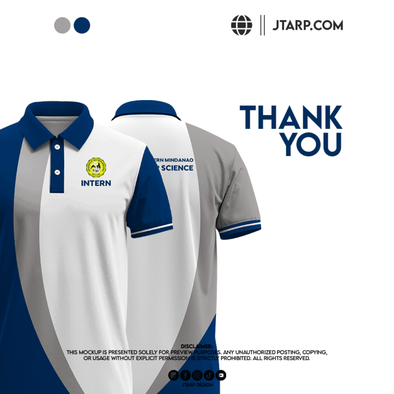 BSCS OJT Blue Polo Shirt Layout – Apparel Designs | JTarp Design