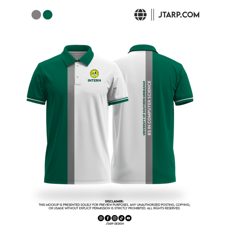 BSCS OJT Green Polo Shirt Layout – Apparel Designs | JTarp Design