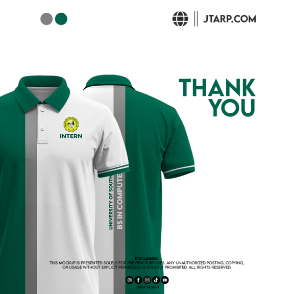 BSCS OJT Green Polo Shirt Layout – Apparel Designs | JTarp Design