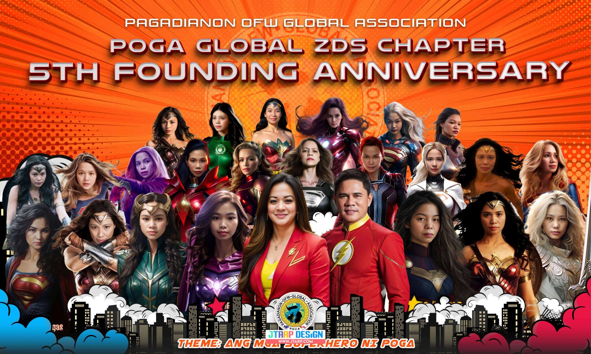 POGA GLOBAL ZDS CHAPTER 5th FOUNDING ANNIVERSARY TARPAULIN DESIGN ...