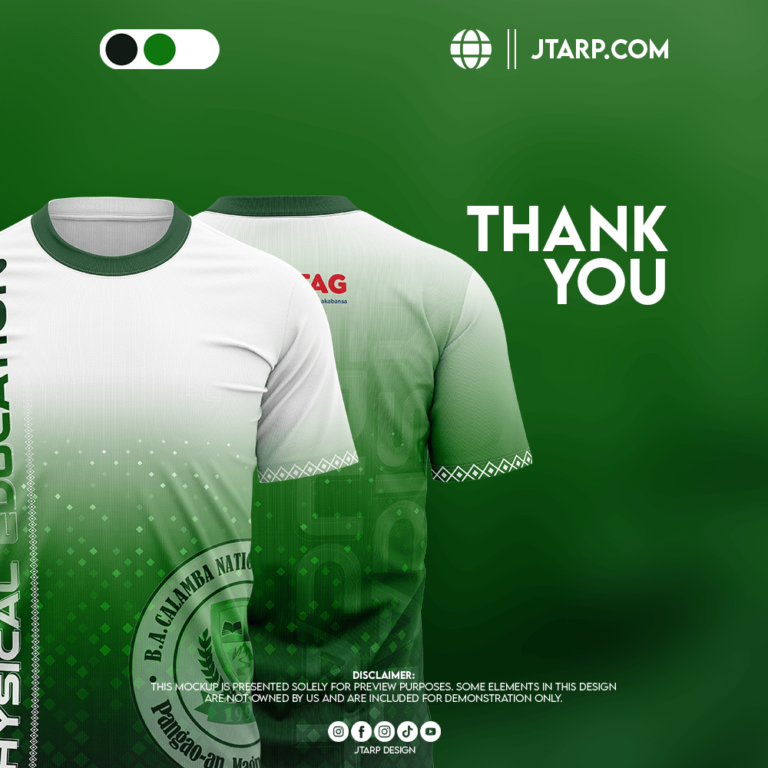 Green PE Uniform for B.A. Calamba National High School – Apparel ...