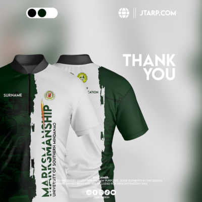 USM 2025 Marksmanship Jersey – Green, White, and Black – Apparel ...