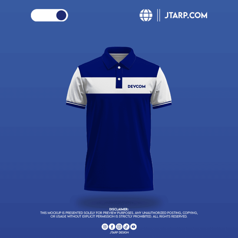 USM DEVCOM Blue Polo – Professional & Comfortable Attire – Apparel ...