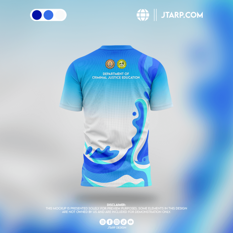 Blue Light Theme Jersey Design for USM Water Survival – Apparel Designs ...